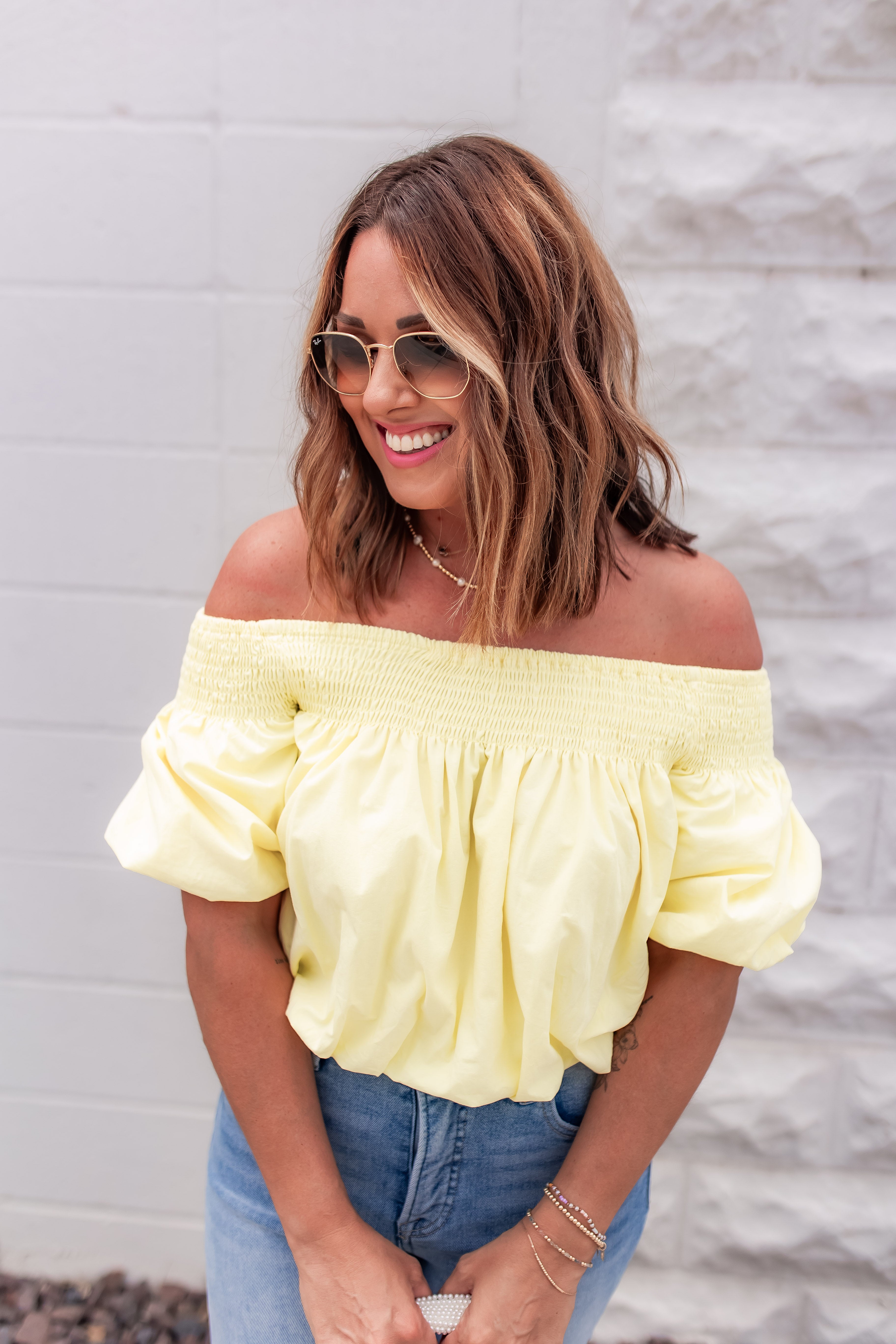 The Coastal Breeze Top - Yellow – One Eleven Olive Boutique